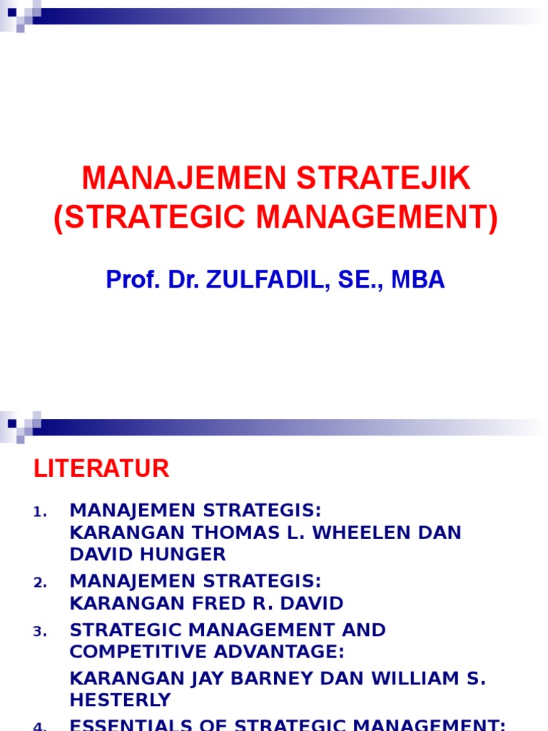 Stratgic Management S2 MM | PDF | Competitive Advantage | Strategic ...