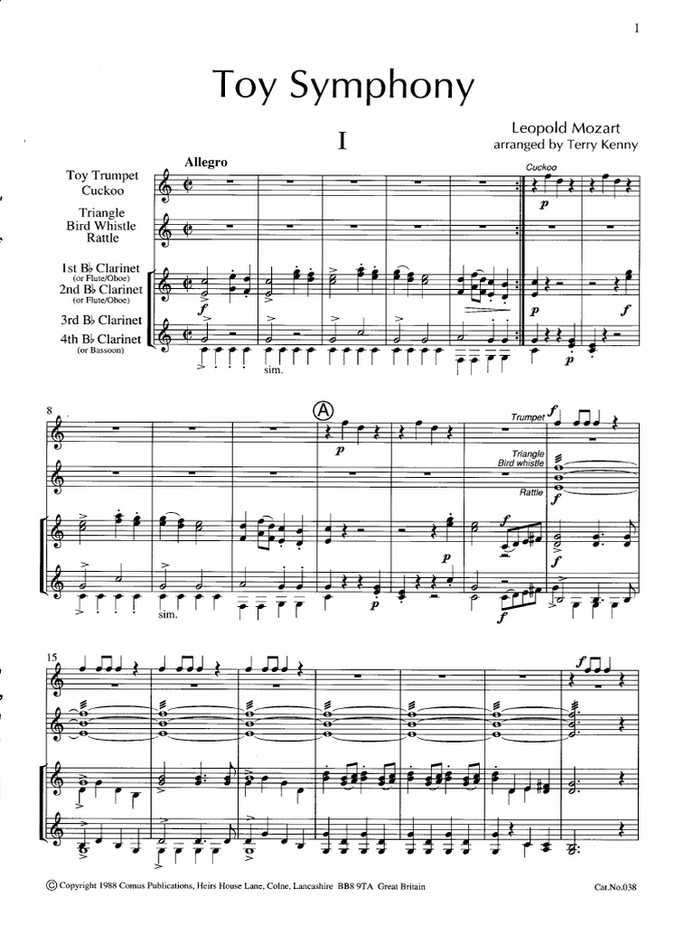 Toy Symphony Score | PDF