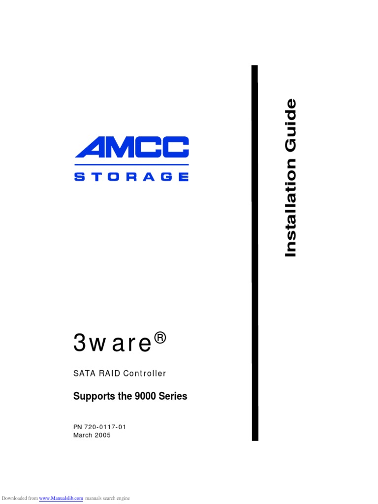 3ware: Supports The 9000 Series | Download Free PDF | Electrical ...