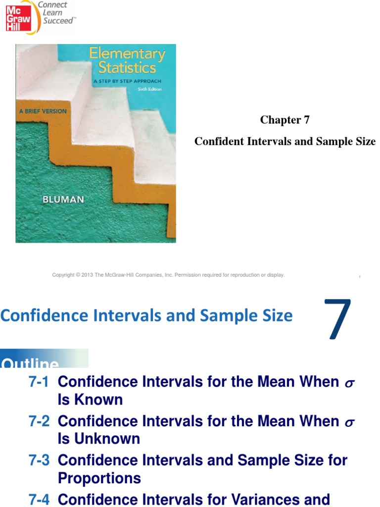 CH07 NOTES Lecture | PDF | Confidence Interval | Estimator