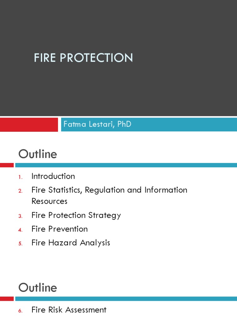 0 - Outline Fire Protection Training | PDF