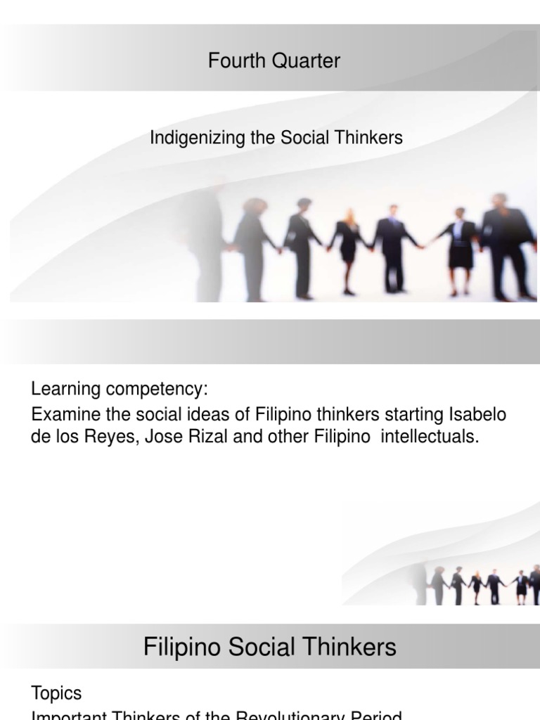 Filipino Social Thinkers Overview | PDF | Social Science | Religion ...