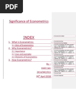 Sample Econometrics Research Paper | PDF | Coefficient Of Determination ...