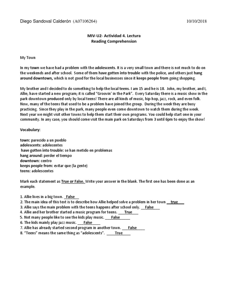 Miv U2 Actividad 4 Lectura | PDF