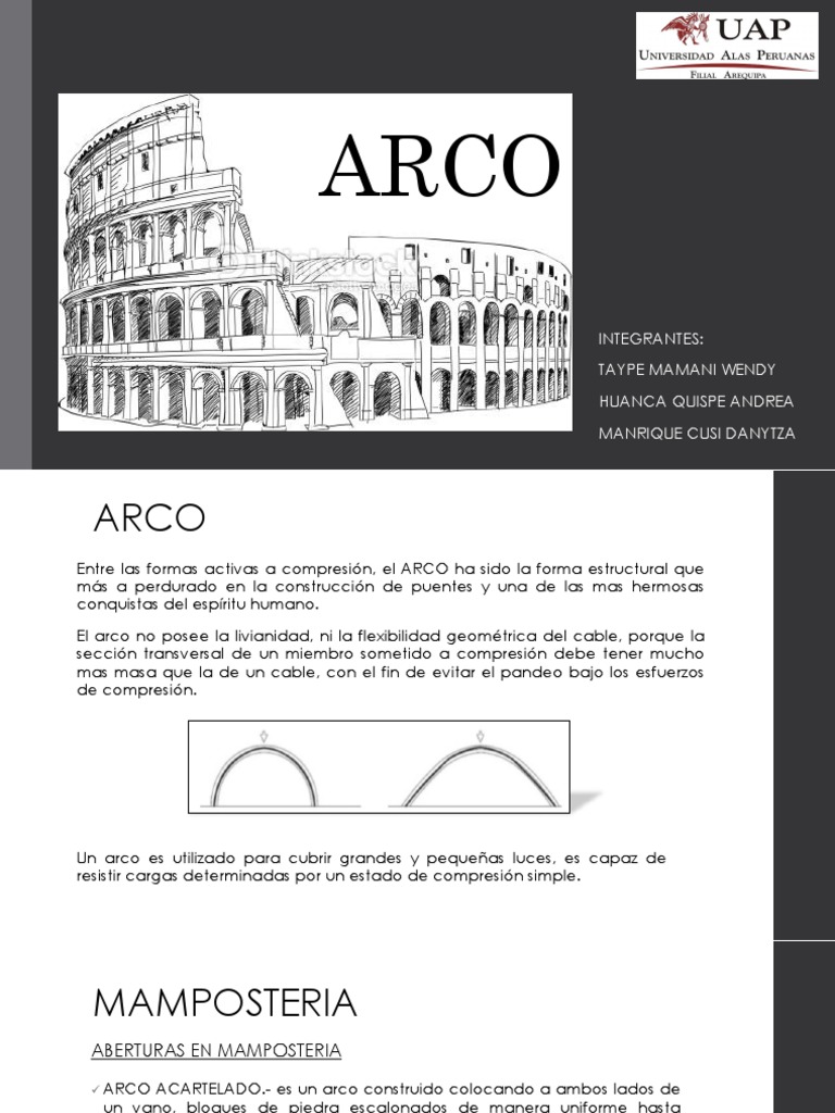 Estructuras y Tipos de Arcos en Construcción | PDF | Puente | Diseño ...