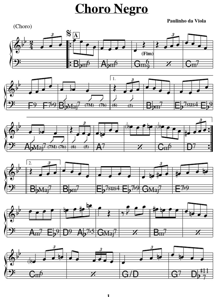 Choro Negro | PDF
