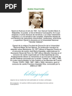 Samuel Cárdich: Biografía y Obras | PDF | Novelas | Poesía