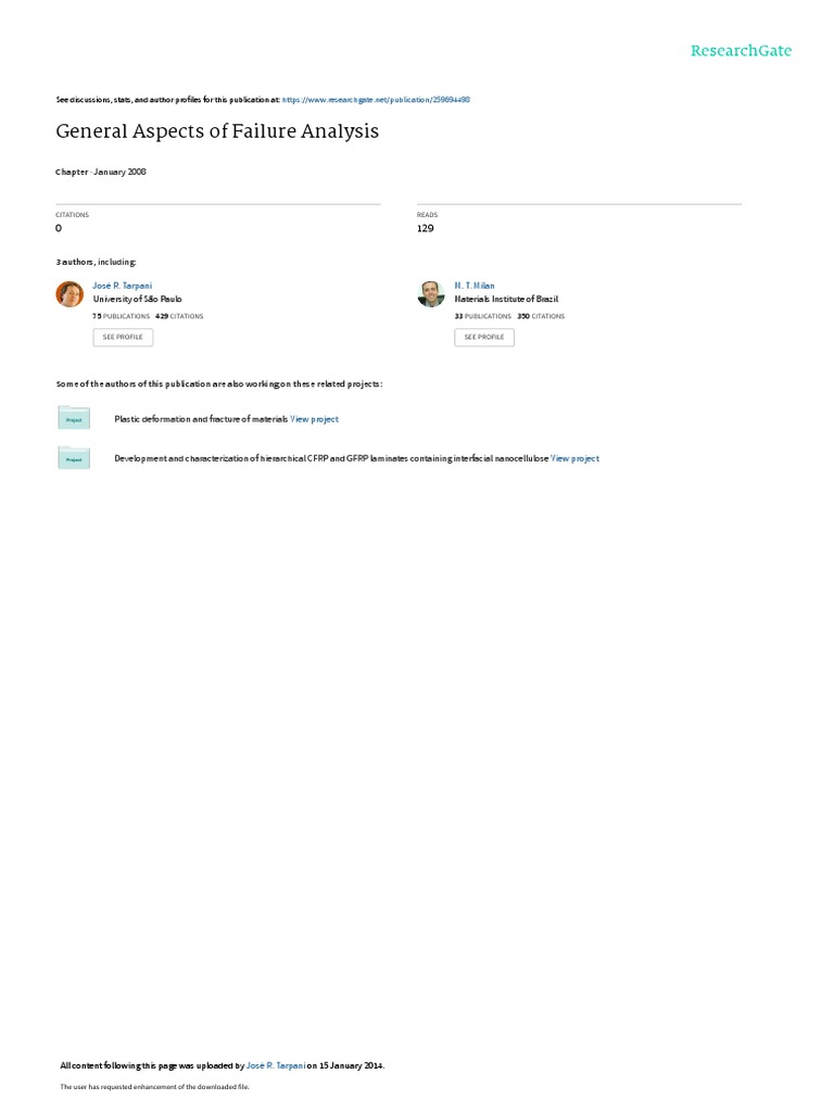 Failure Analysis Metals | PDF