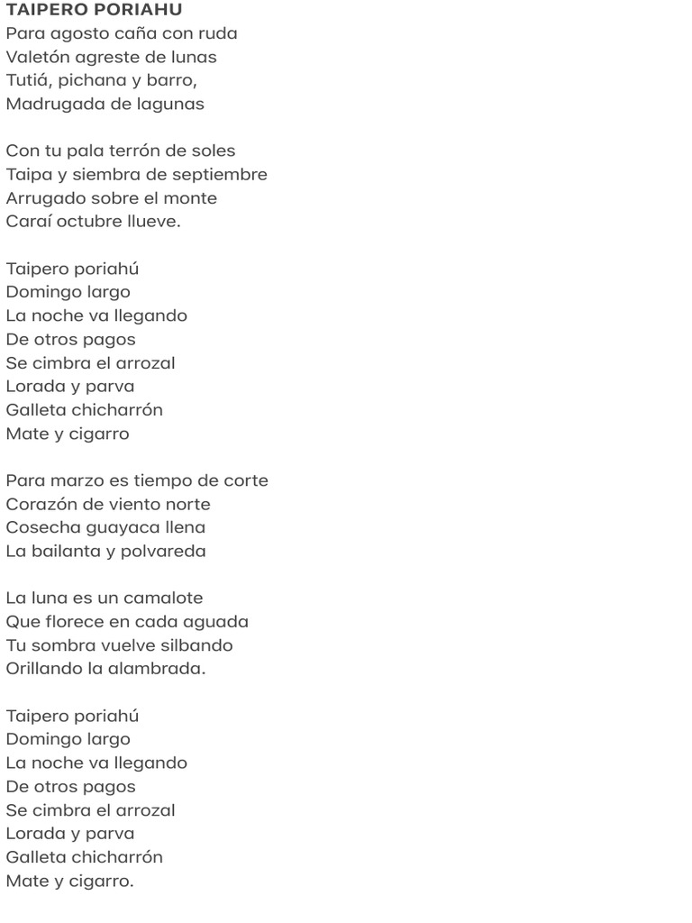 Taipero Poriahu PDF | PDF