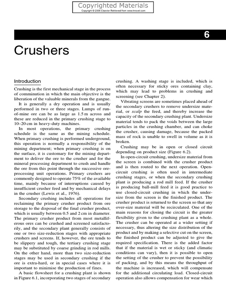 Crushers Pdf Pdf Mill Grinding Materials