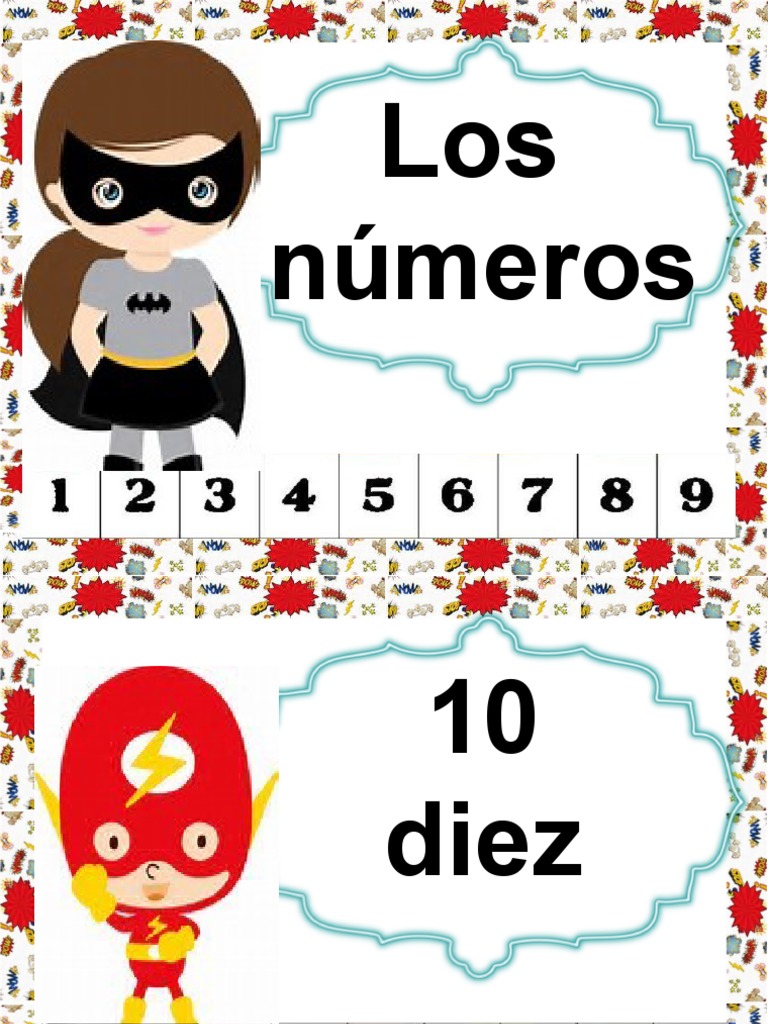 Numeros de Super Heroes | PDF