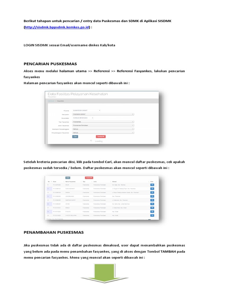 Tutorial Update Data Di Sisdmk | PDF | Pengelolaan Keuangan & Uang