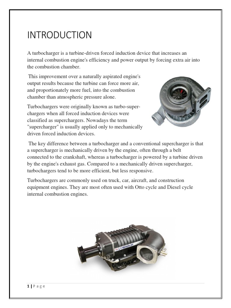 Turbo Charger Lecture | PDF | Turbocharger | Internal Combustion Engine