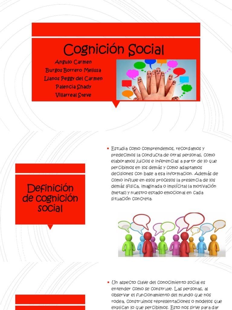 Comprendiendo la Cognición Social | PDF | Información | Percepción
