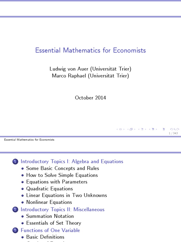 Math2014 Chapters 1 and 2 PDF | PDF | Equations | Derivative