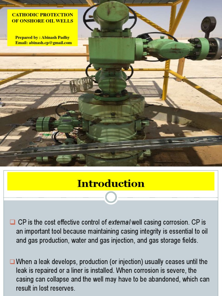 Cathodic Protection for Oil Wells | PDF | Casing (Borehole) | Corrosion