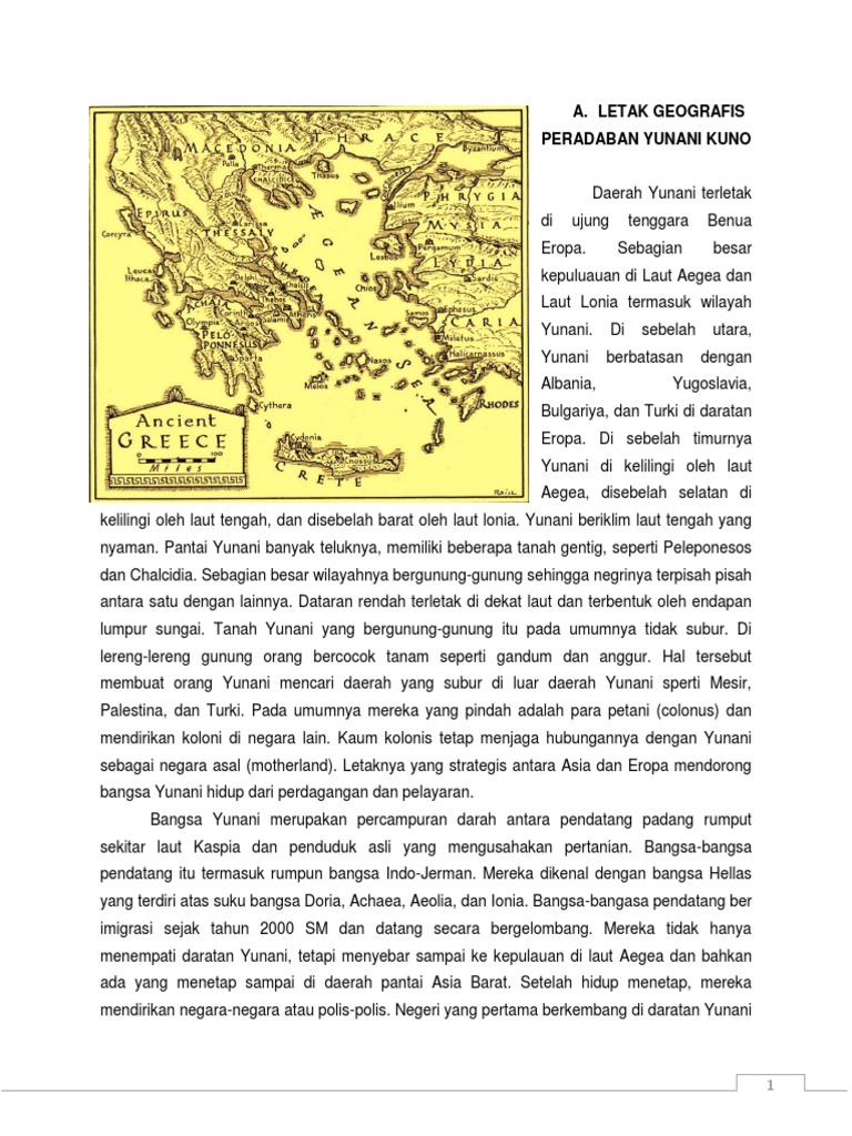Yunani Kuno | PDF | Ilmu Sosial | Sejarah