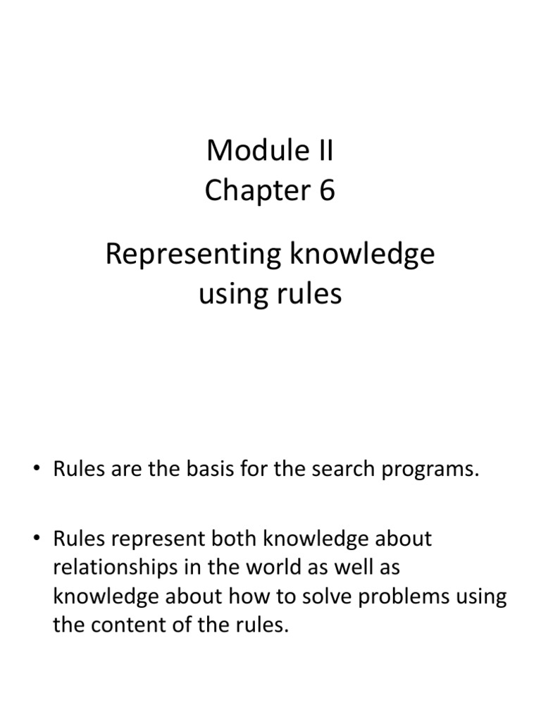Representing Knowledge Using Rules | PDF | Logic | Computer Program