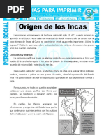 El Imperio de Los Incas para Segundo Grado de Primaria Compressed | PDF | Imperio Inca