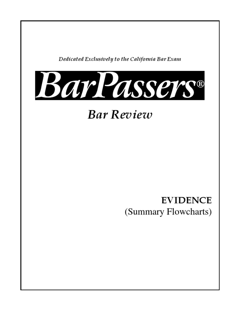 Evidence Chart | PDF | Witness Impeachment | Evidence