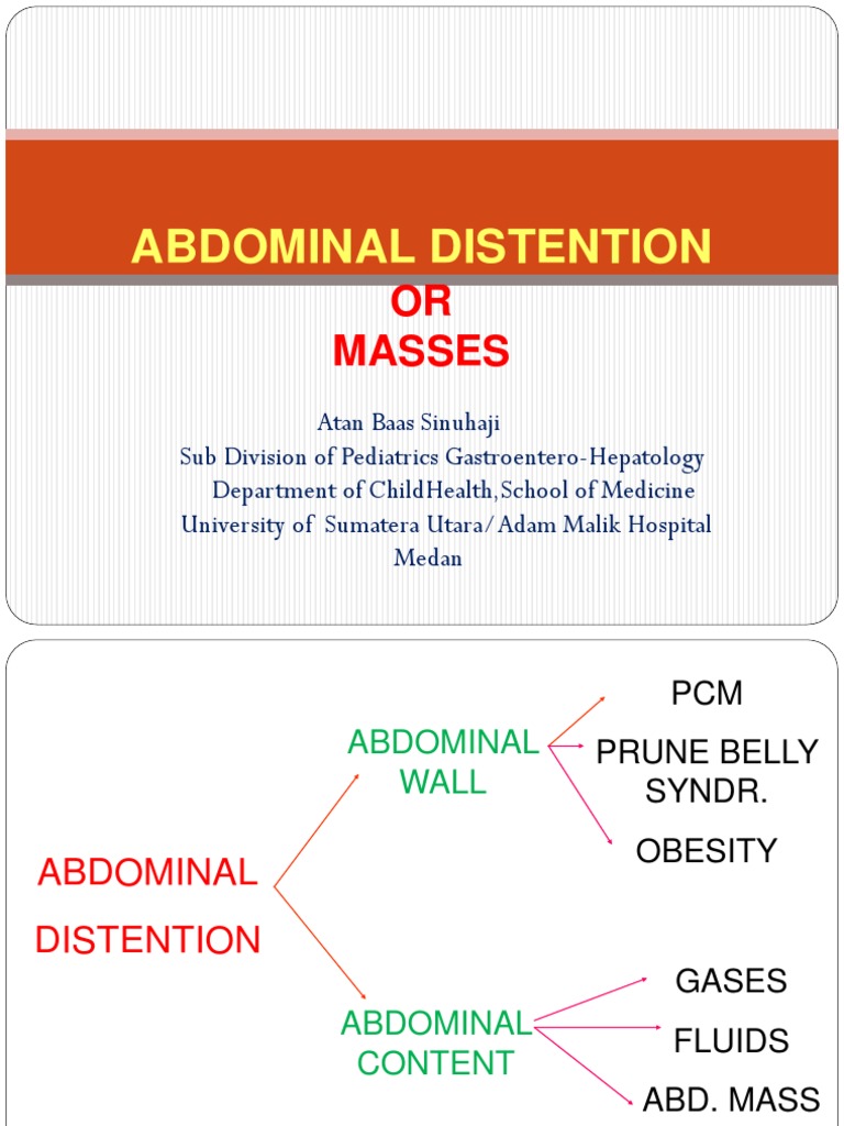 Abdominal Distention: OR Masses | PDF | Alanine Transaminase | Liver