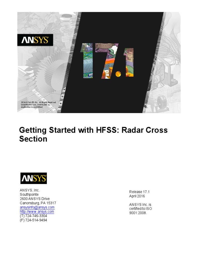 HFSS Radar Cross Section | PDF | License | Trademark