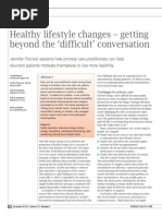 A Healthy Lifestyle 2 Reading Comprehension Exercises - 116024 | PDF