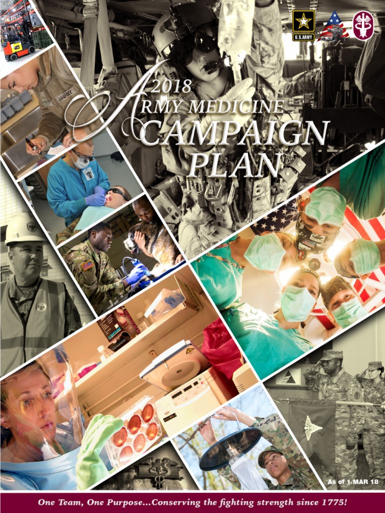 Army Medicine Campaign Plan 2018 | PDF | Evidence Based Medicine ...