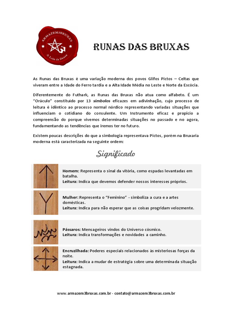 Runa Das Bruxas PDF | PDF | Oráculo | Tempo