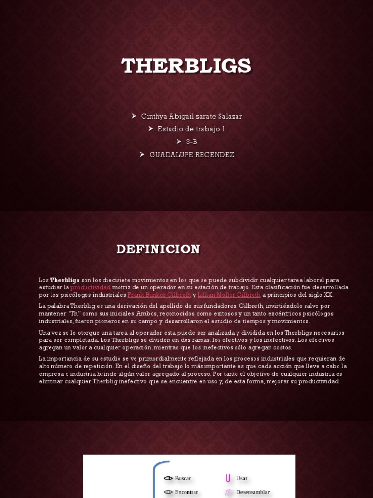 Therbligs | PDF