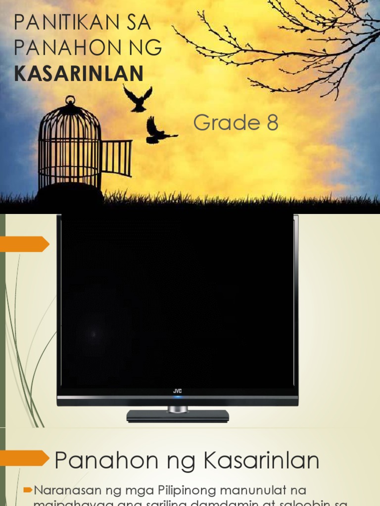 Panitikan NG Kasarinlan (Grade 8) | PDF