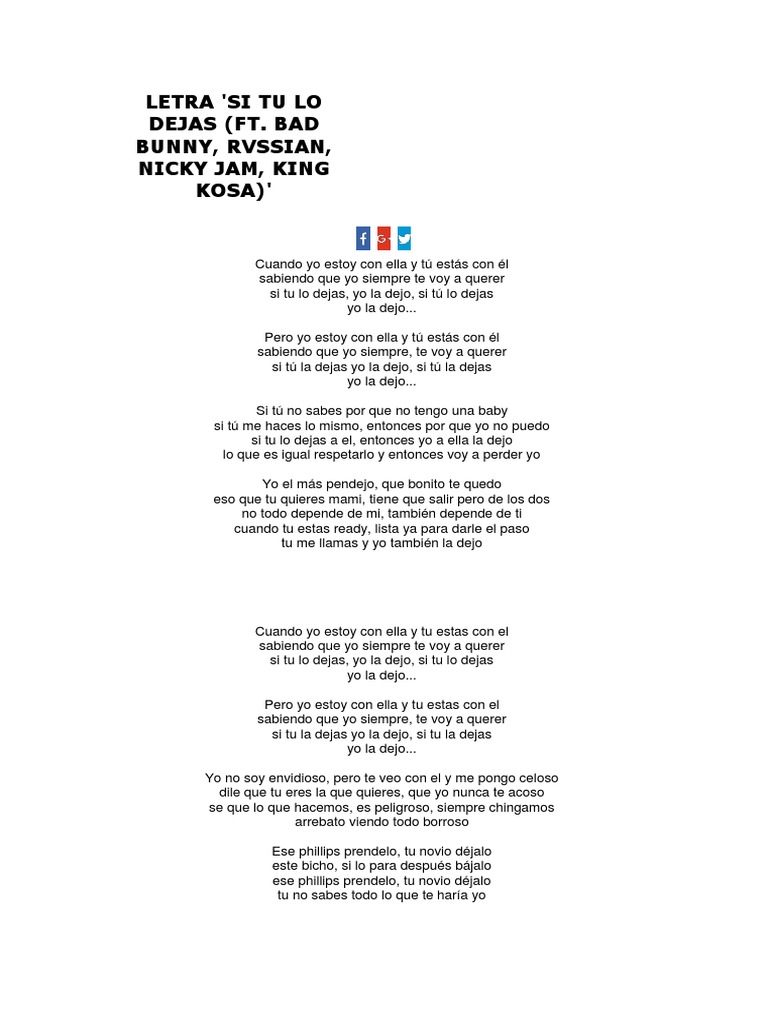 Letra | PDF | Ocio