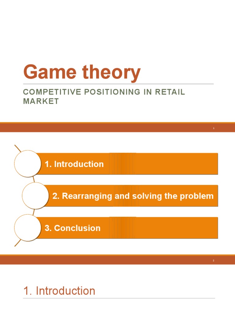 Game Theory: Competitive Positioning in Retail Market | PDF | Vietnam ...
