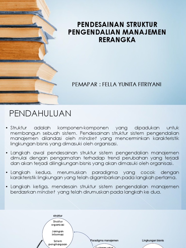 Bab 9 Pendesainan Struktur Pengendalian Manajemen Rerangka | PDF