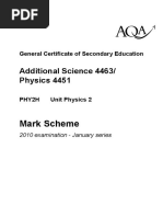 2023 Aqa Gcse Physics 84632h Paper 2 Higher Tier Question Paper Mark Scheme Merged June 2023 V | PDF