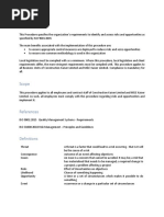 Internal and External Issues | PDF | Iso 9000 | Swot Analysis