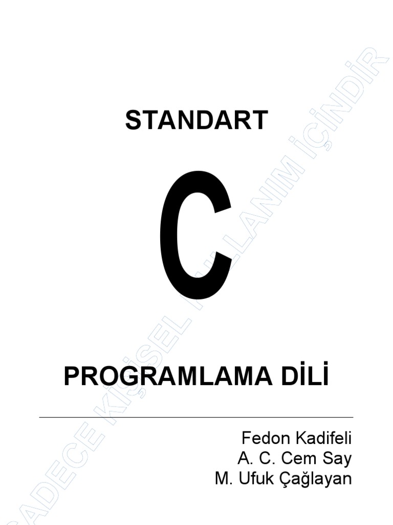 C Programlama | PDF