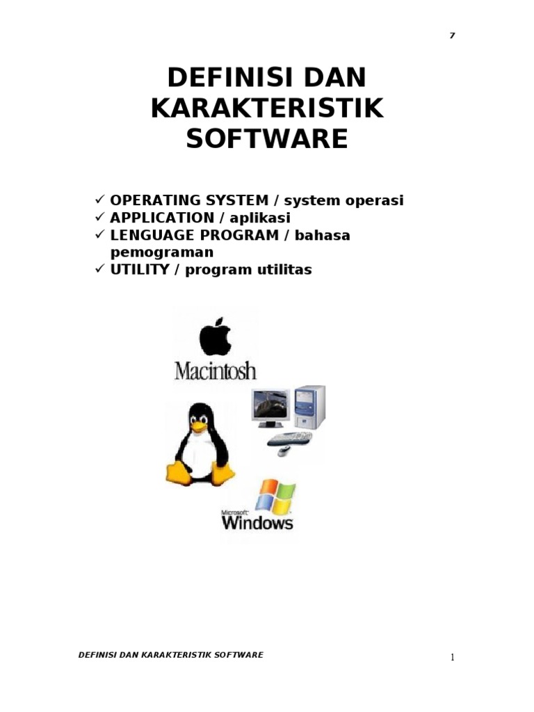 Definisi Dan Karakteristik Software | PDF