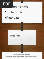 Dead Stars Script Tagalog | PDF
