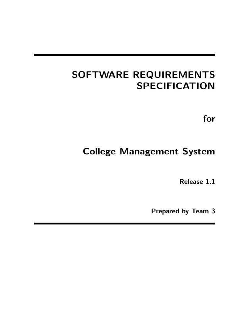 College Management System Srs PDF | PDF | Ajax (Programming) | Html