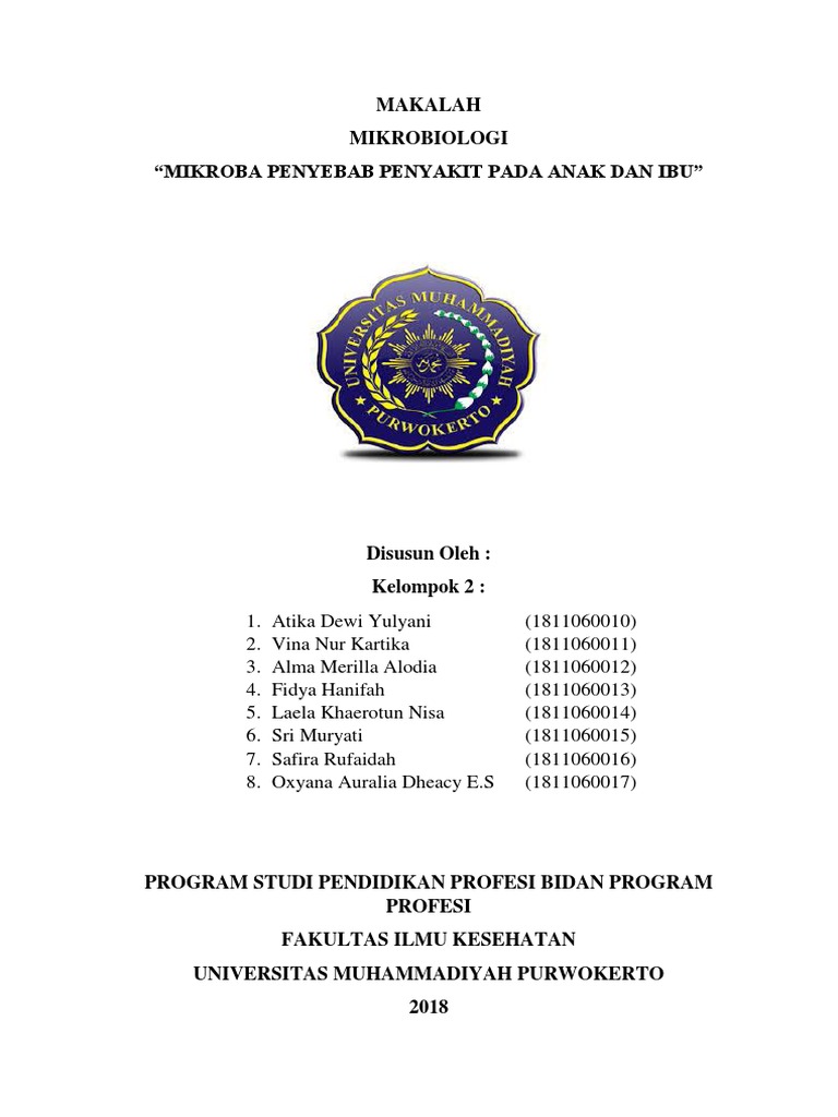 Makalah Mikroba (Mikrobiologi Kebidanan Profesi Smt1) - 1 | PDF