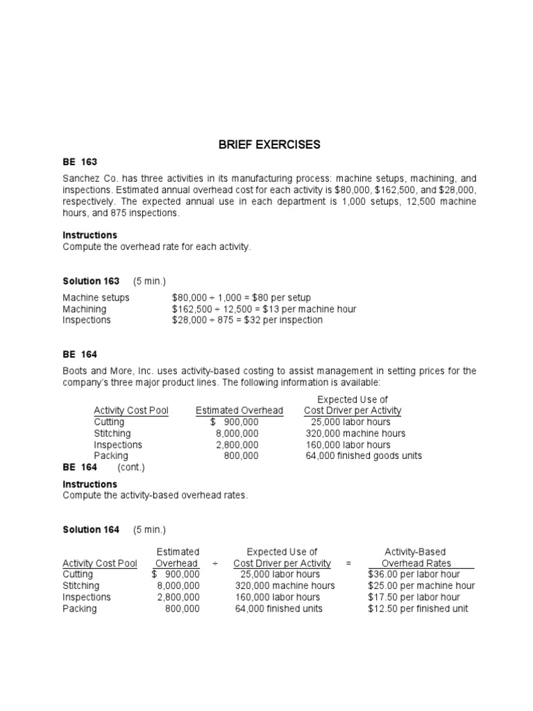 1. ABC COSTING with answers.pdf | Management Accounting | Inventory 1. ABC COSTING with answers.pdf | Management Accounting | Inventory