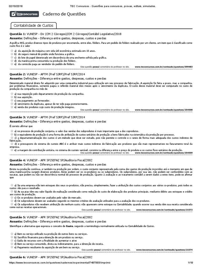 TEC Concursos - Questões para Concursos, Provas, Editais, Simulados ...