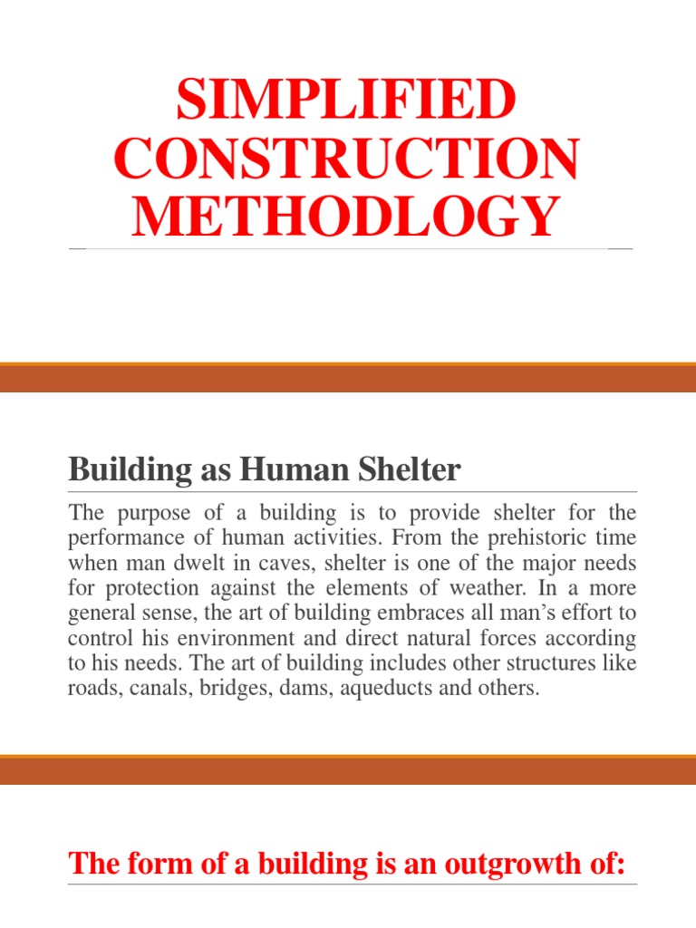 Construction Methodology | PDF | Deformation (Engineering) | Elasticity ...