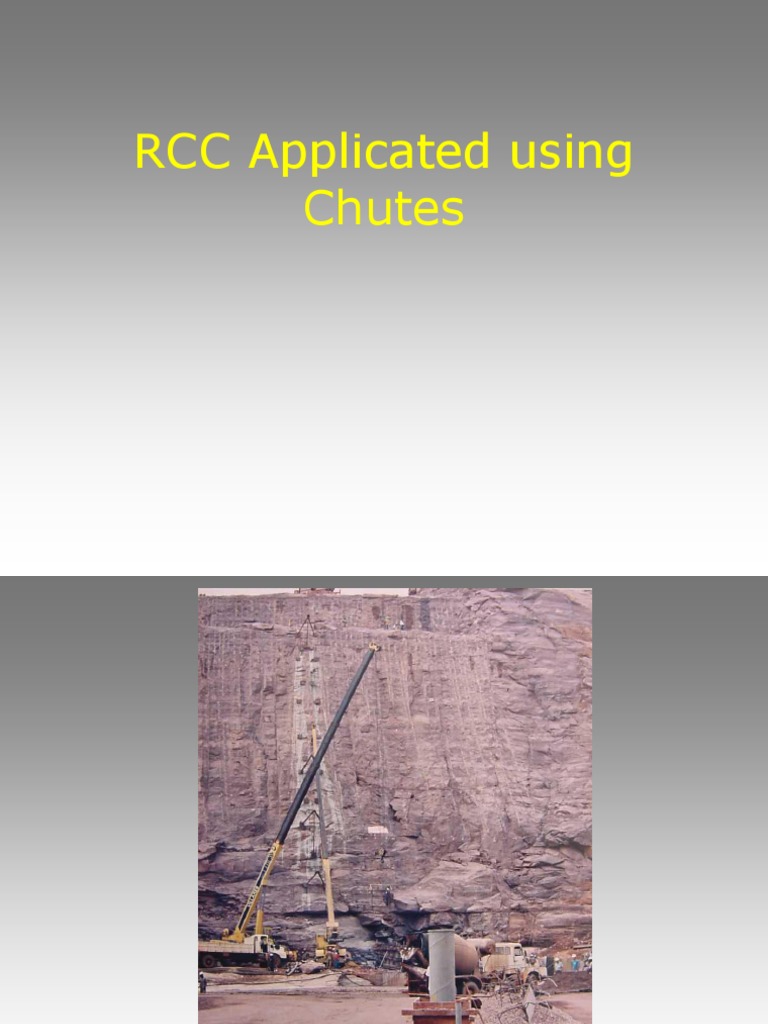 RCC Using Chute | PDF