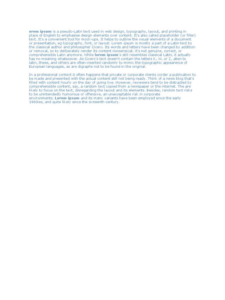 Orem Ipsum Is A Pseudo-Latin Text Used in Web Design, Typography ...