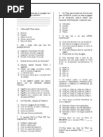 Teste de Informática Básica - Teste | PDF | Carreira e Crescimento | Arte
