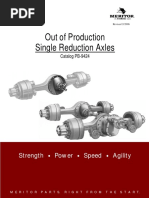 160 Drive Axle Meritor Diferenciales | PDF | Axle | Gear