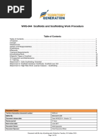 Scaffold Handover Certificate | PDF | Scaffolding