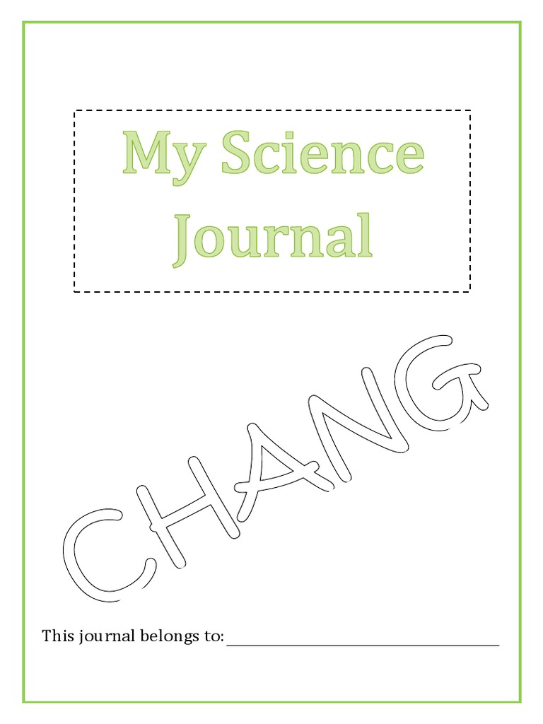 Science Journal Template | PDF